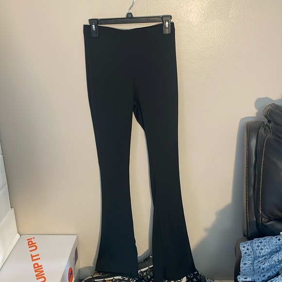 Topshop | Pants & Jumpsuits | Topshop Ribbed Flare Leggings | Poshmark